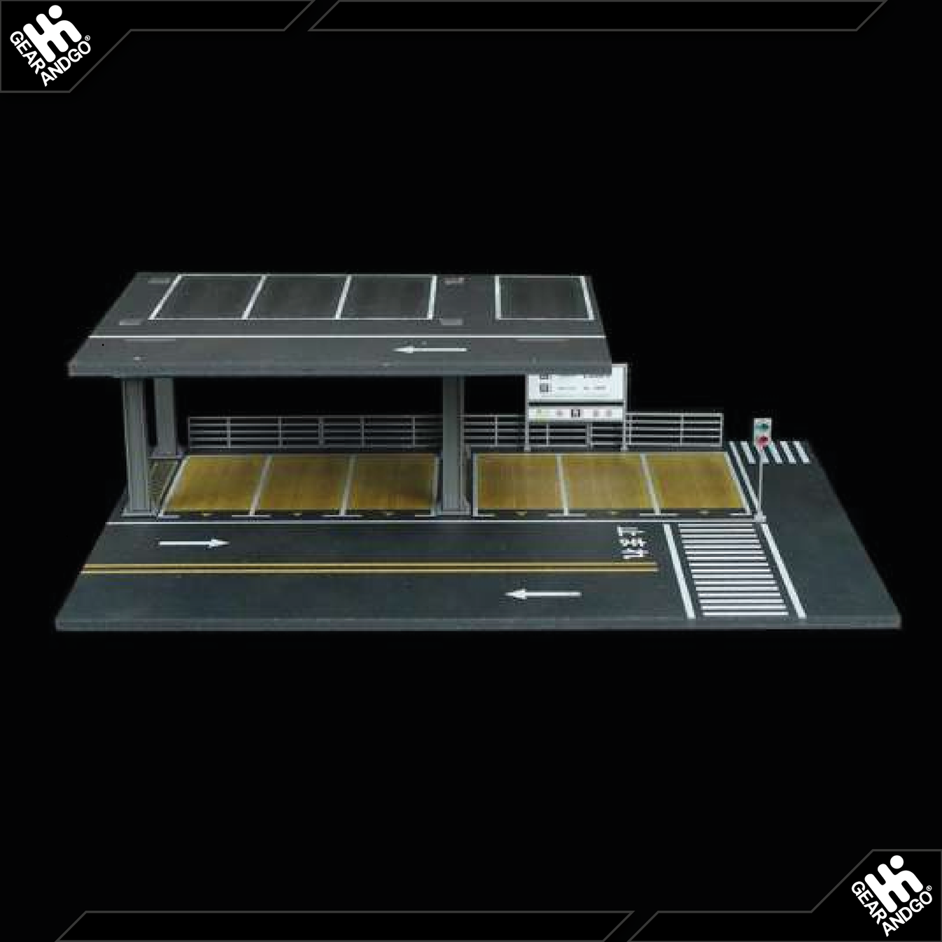 BLACK BOX DIORAMA - DIORAMA *B-BUILDING SCENE* – GearAndGo