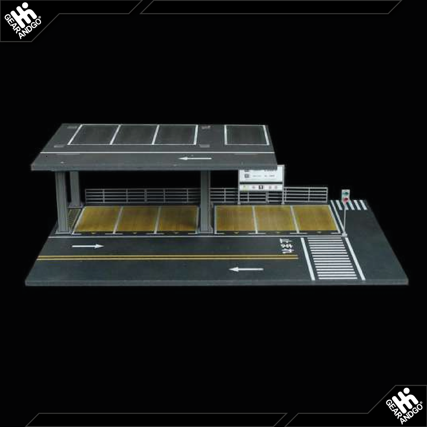 BLACK BOX DIORAMA - DIORAMA *B-BUILDING SCENE* – GearAndGo